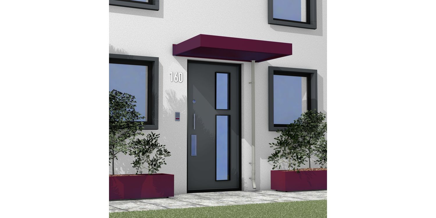 Alumasc Skyline CA160 Profile Modern Aluminium Door Canopy from £1,145.56