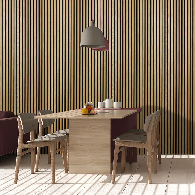 JB Kind Oak Acoustic Wall Panel Sample (200mm x 100mm) only £4.49