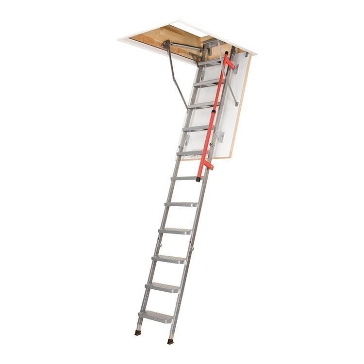 FAKRO Lux Metal Folding Loft Ladder with Unfolding Support Mechanism ...