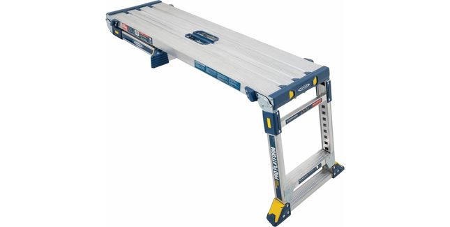 Werner AP-2030 Foldable & Adjustable Height Pro Work Platform (1.16m x ...
